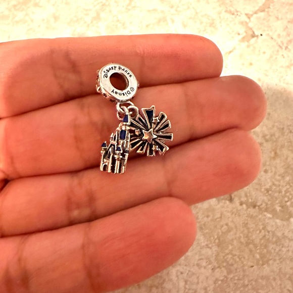 Pandora | Jewelry | Pandora Disney Parks Castle And Fireworks Sterling ...